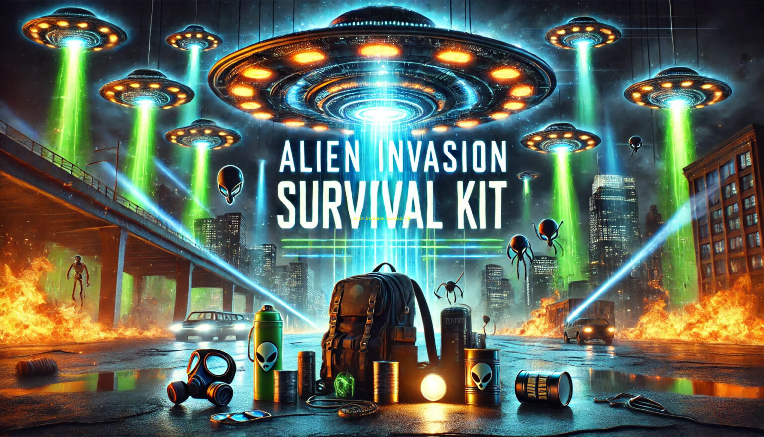 Alien Invasion Survival Kit: Tactical Essentials for the Unknown - Pro Security Squad